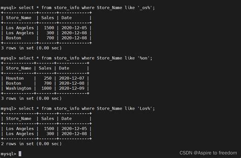 Mysql高级sql语句 Csdn博客