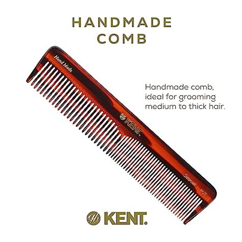 Kent 16t Fine Tooth And Wide Tooth Comb For Daily Grooming Handmade