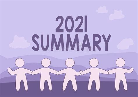 Text Sign Showing 2021 Summary Business Approach Summarizing Past Year