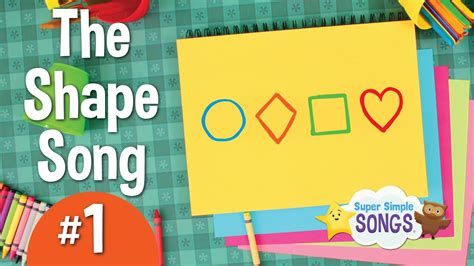 The Shape Song 1 Super Simple Songs Youtube