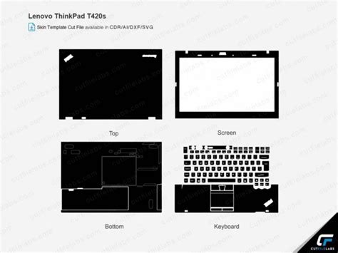 Lenovo Thinkpad T S Cut File Template Cutfilelabs