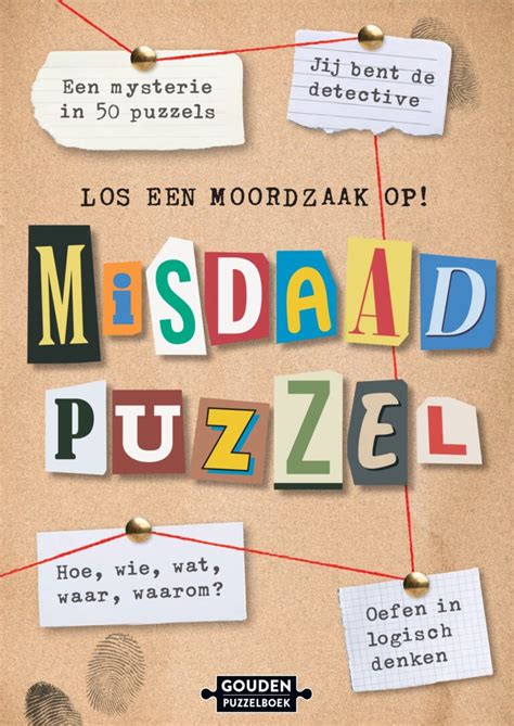 Puzzelboek Misdaadpuzzel Vipwinkel