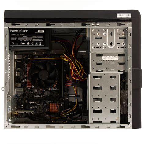 Powerspec B675 Tower Computer Intel I5 8400 2 8ghz 4gb Ddr4 250gb Hdd Grade B