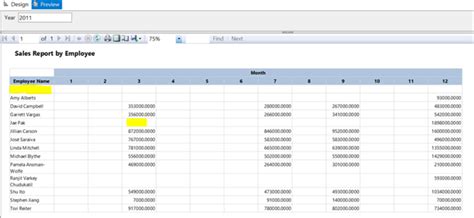 display column headers for missing data in ssrs matrix report