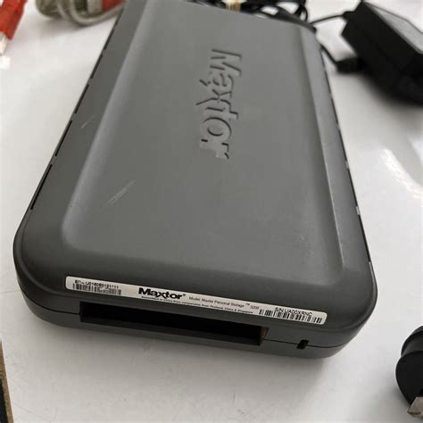 Maxtor Personal Storage 3200 149gb Usb External Hard Drive Retro Unit