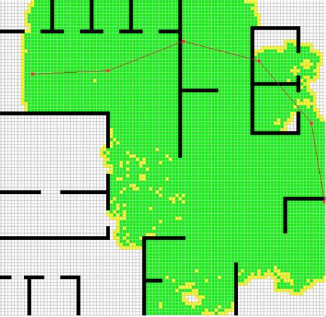 deadlock situations of two robot packs the lines between the robots