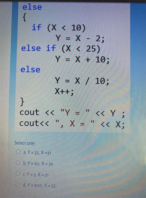 Solved 121 What Is The Output Of The Following Program Int