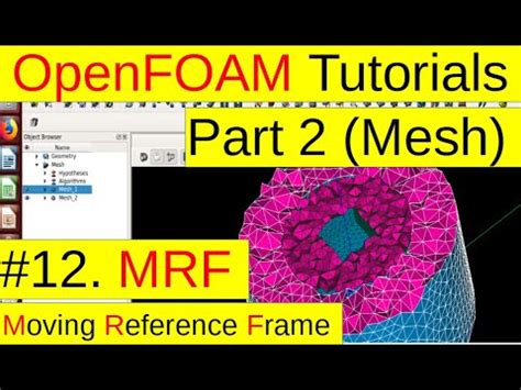 OpenFOAM Tutorials MRF Part Mesh YouTube