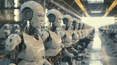 Premium Photo Humanoid Robots In Assembly