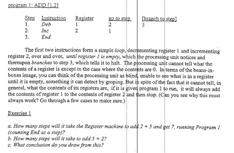 Solved Program 1 Add 12 The First Two Instructions Form A