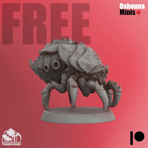3d Printable Free Bug 20 By Oshounaminis