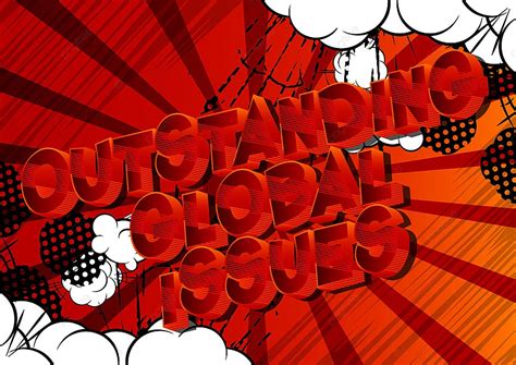 뛰어난 글로벌 문제 추상적 인 배경에 벡터 일러스트 만화 스타일 문구 템플릿 Psd 다운로드 디자인 자료 다운로드