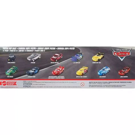 Disney Pixar Cars Cars 3 Piston Cup Race 155 Diecast Car 11 Pack Mattel