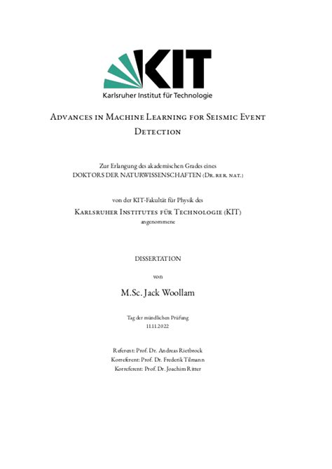 Advances In Machine Learning For Seismic Event Detection