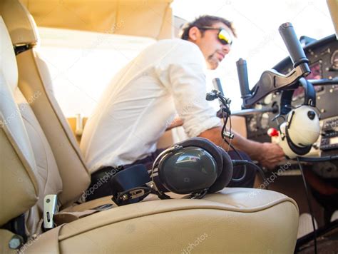 Sexy Pilot In The Plane Stock Photo By Giorgiomtb