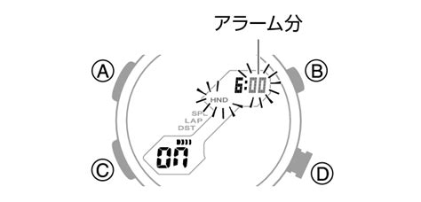 アラームをセットする Module No 5710 Edifice Support Casio