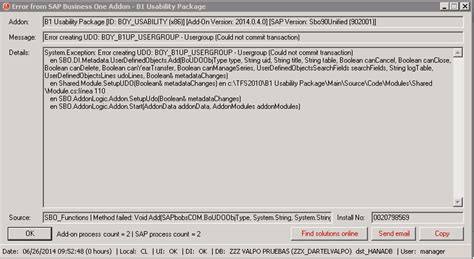 Could Not Commit Transaction Error 1 Detected Du Sap Community