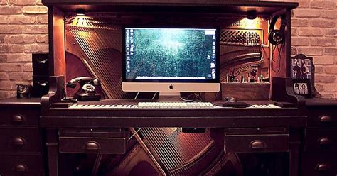 Custom Piano Desk By Backstage Design Studio In Austin Tx Imgur