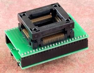 DIL48 QFP100 ZIF PLD 1 Programming Programmer Adapter Socket Converter Package PQFP100 Elnec