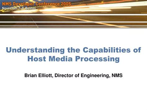 Ppt Understanding The Capabilities Of Host Media Processing