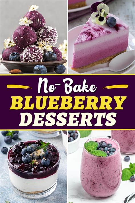 13 Easy No Bake Blueberry Desserts Insanely Good