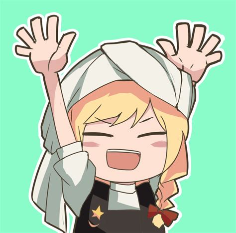 Safebooru 1girl Arms Up Black Vest Blonde Hair Blush Bow Braid Closed