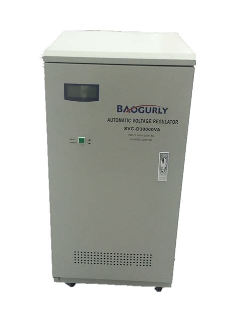 Single Phase LCD Display KVA Servo Motor Voltage Regulator Voltage Regulator And Voltage