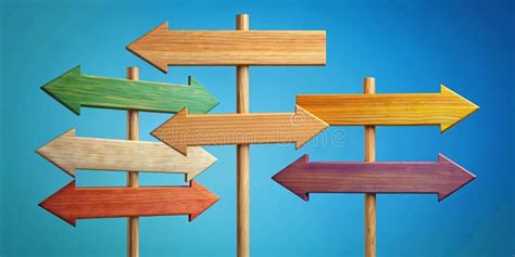 Pointers Point To Different Directions The Concept Of Choice Ai Created