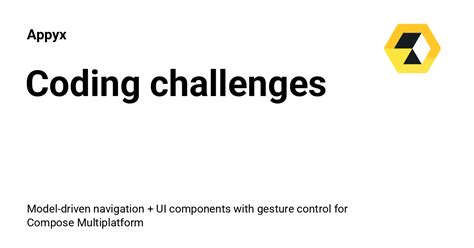 Coding Challenges Appyx