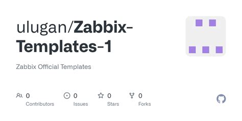 GitHub Ulugan Zabbix Templates Zabbix Official Templates