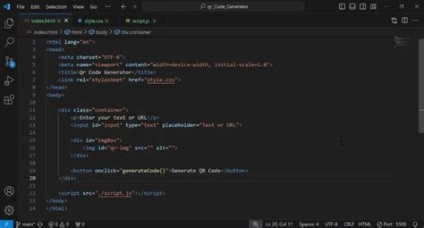 Waasey Zulfiqar On Linkedin Qrcodegenerator Html5 Css3 Javascript Techinternship 16