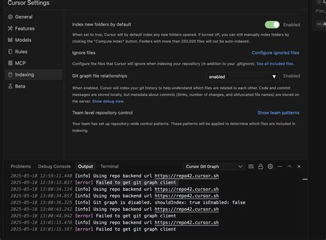 05 Bug Error Failed To Get Git Graph Client Bug Reports Cursor Community Forum