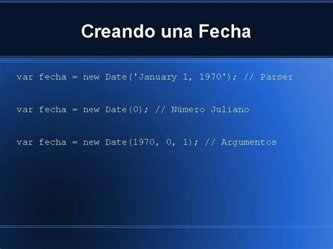 Fechas En Javascript Fechas Julianas Son Una Manera