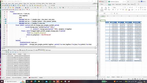 Oracle Query Loan Installment With Model Clause Youtube
