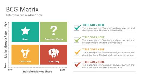 BCG Matrix Diagrams Google Slides Template SlideSalad