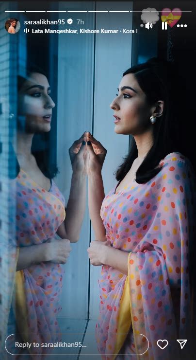 Sara Ali Khan Captures Grandmothers Timeless Grace With Vintage Saree