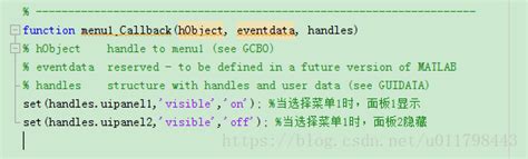 Matlab Gui菜单栏编写matlab Gui 菜单编辑器怎么设置单击出现 Csdn博客