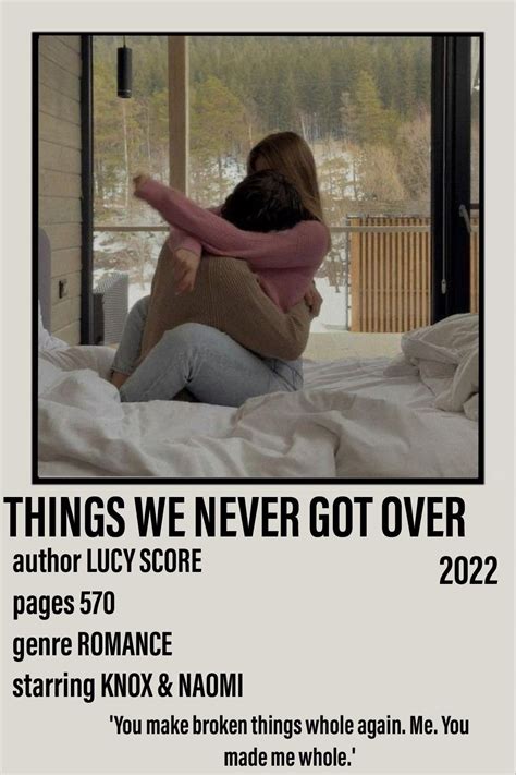Things We Never Got Over Polaroid Poster Buch Poster Gute Netflix Filme Amazon Prime Filme