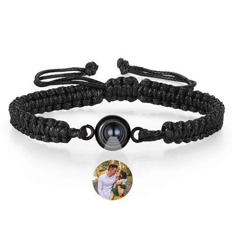 Custom Picture Projection Bracelets For Women Personalized Memory
