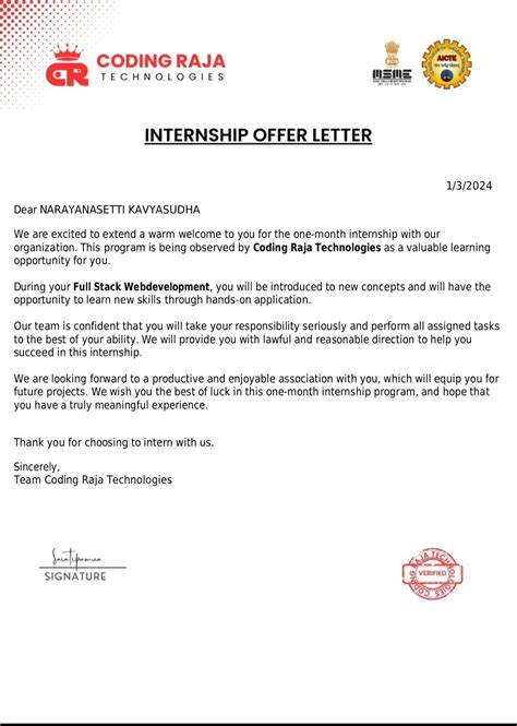 Kavyasudha Narayanasetti On Linkedin Codingraja Intern