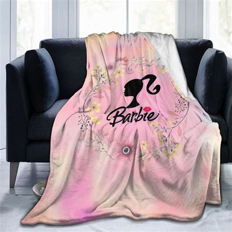 Barbie Ultra Soft Micro Fleece Blanket Printing Patterns Fashion