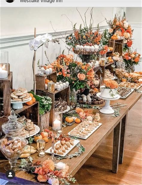 Pin By Rhd On M2 Wedding Fall Desserts Table Buffet Table Decor