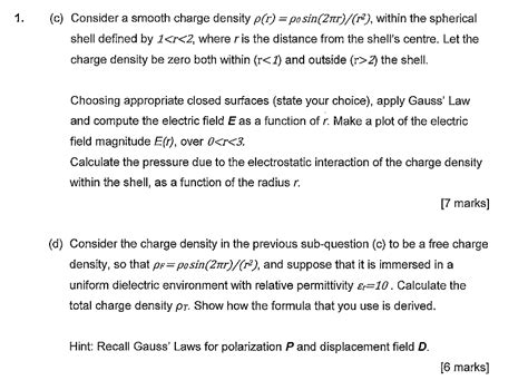 Solved Part D Is The Part I Can T Solve But I Included Part Chegg Com