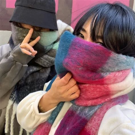 유니크루나 11할인 롱기장 Ac 체크 목도리 머플러 겨울 찐템 크리스마스 빅사이즈 커플목도리 퍼 생일선물 친구선물 위시버킷