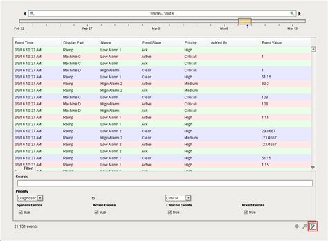 Alarm Journal Searching Ignition User Manual