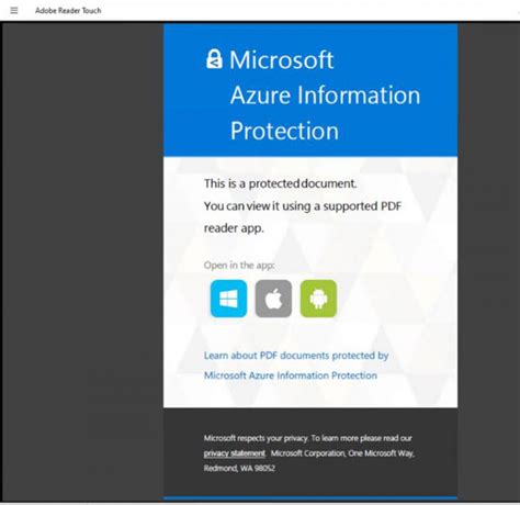 issue with opening aip mip protected pdf documents in microsoft edge it blog