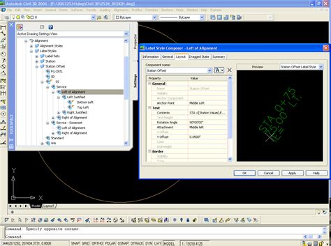 Unable To Edit An Alignment Label Style Autodesk Community