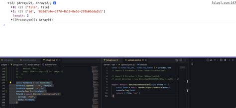 Fetch With Server Api Endpoint And Multipart Form Data Nuxt
