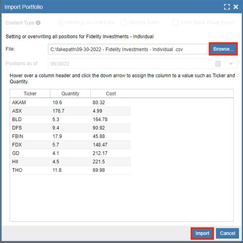 managing portfolios via brokerage integration stock rover