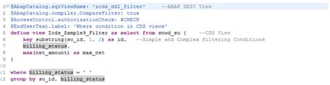 SAP ABAP Central Core Data Services In ABAP
